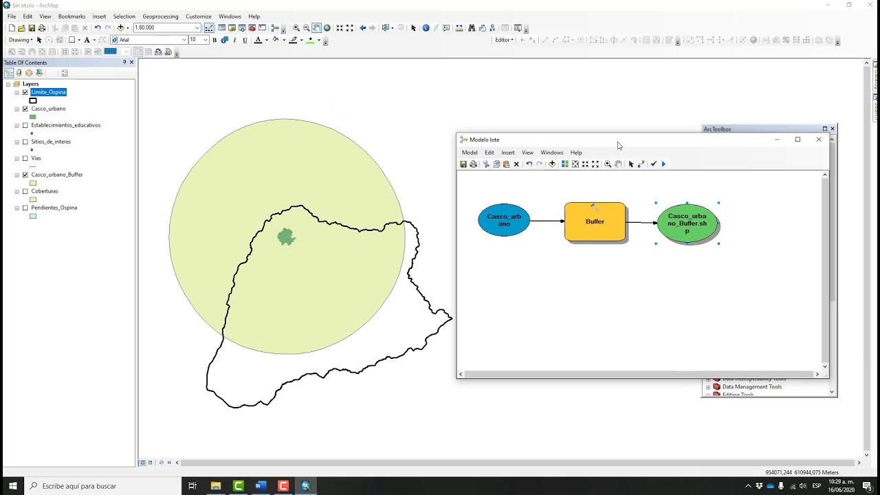 Construcción de modelos en Modelbuilder de ArcMap - YouTube