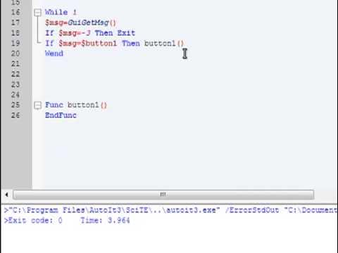 AutoIT Coding Tutorial Six : GUI with Do and Until Loop - YouTube
