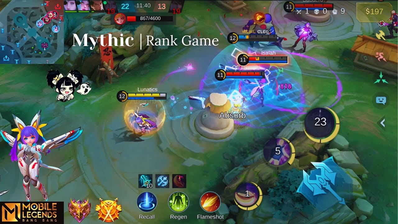Part 36 | Mythic | Rank Game | MLBB Season 36 | Hero Nana - YouTube