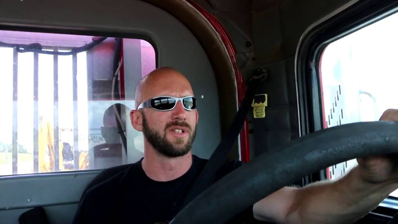 How to shift a 13 speed tractor trailer transmission - YouTube