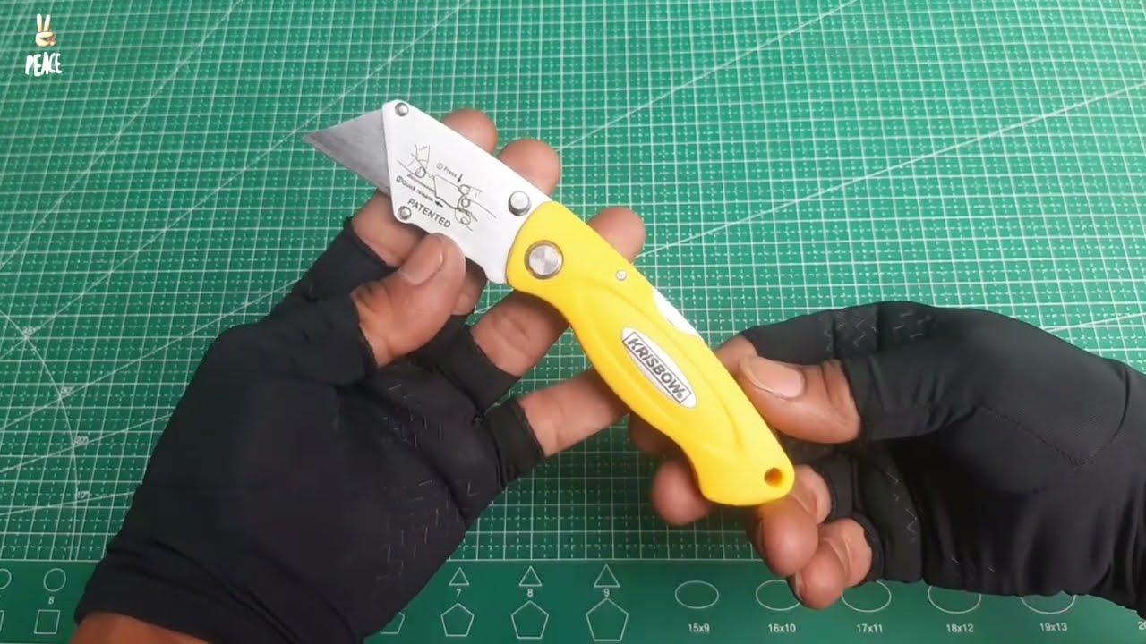 KRISBOW cutter lipat (utility knife) #krisbow - YouTube