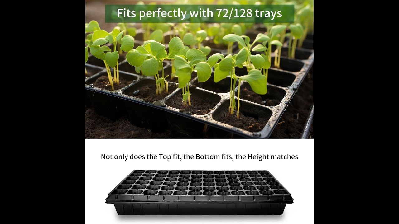 RooTrimmer Growing Trays, 1020 Plant Nursery Trays Heavy Duty Seed ...
