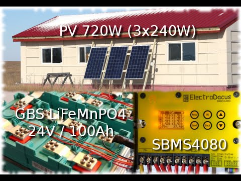 Solar BMS on Kickstarter and OffGrid house energy consumption. - YouTube