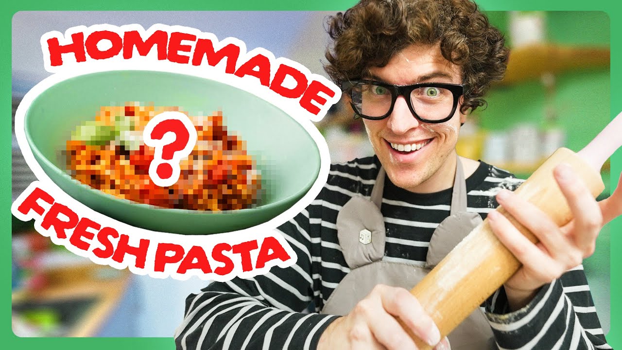 Italian Man Attempts To Cook Fresh Pasta & Focaccia Bread - YouTube