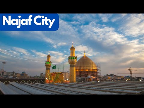 Relax & Explore Najaf: Stunning Aerial Views in 4K