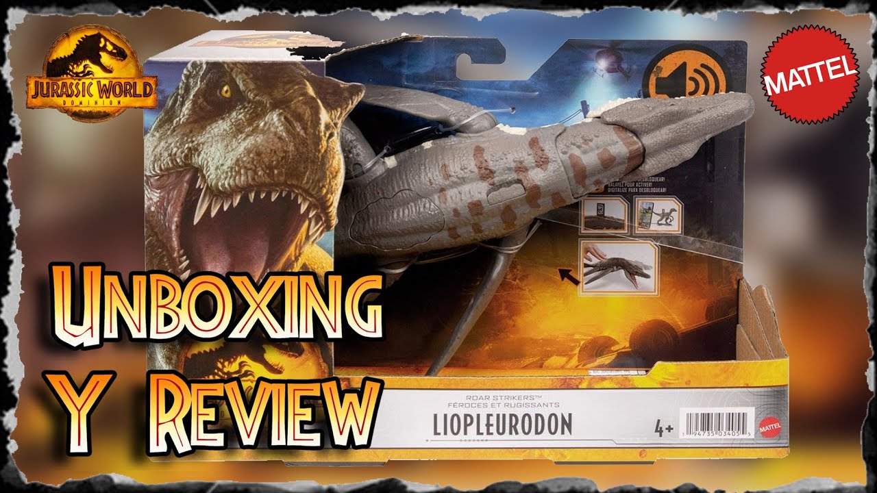 Unboxing y Review de Liopleurodon de Jurassic World Dominion de Mattel ...