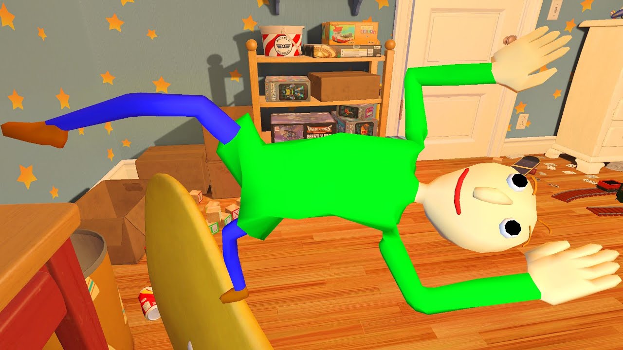 Baldi's Basics Ragdoll Jumps & Falls (GMOD) Episode 284 - YouTube