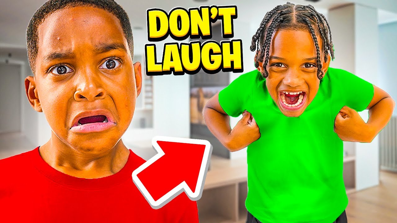 TRY NOT TO LAUGH CHALLENGE Ep.4 | The Prince Family Clubhouse - YouTube