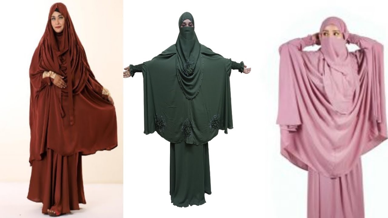 Beautiful Khimar Borka Style || How to Wear Khimar Borka - Stylish ...