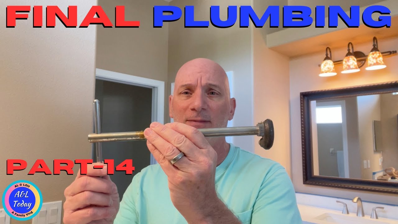 DIY Bathroom Remodel Part-14 Plumbing Final Tie-Ins - YouTube