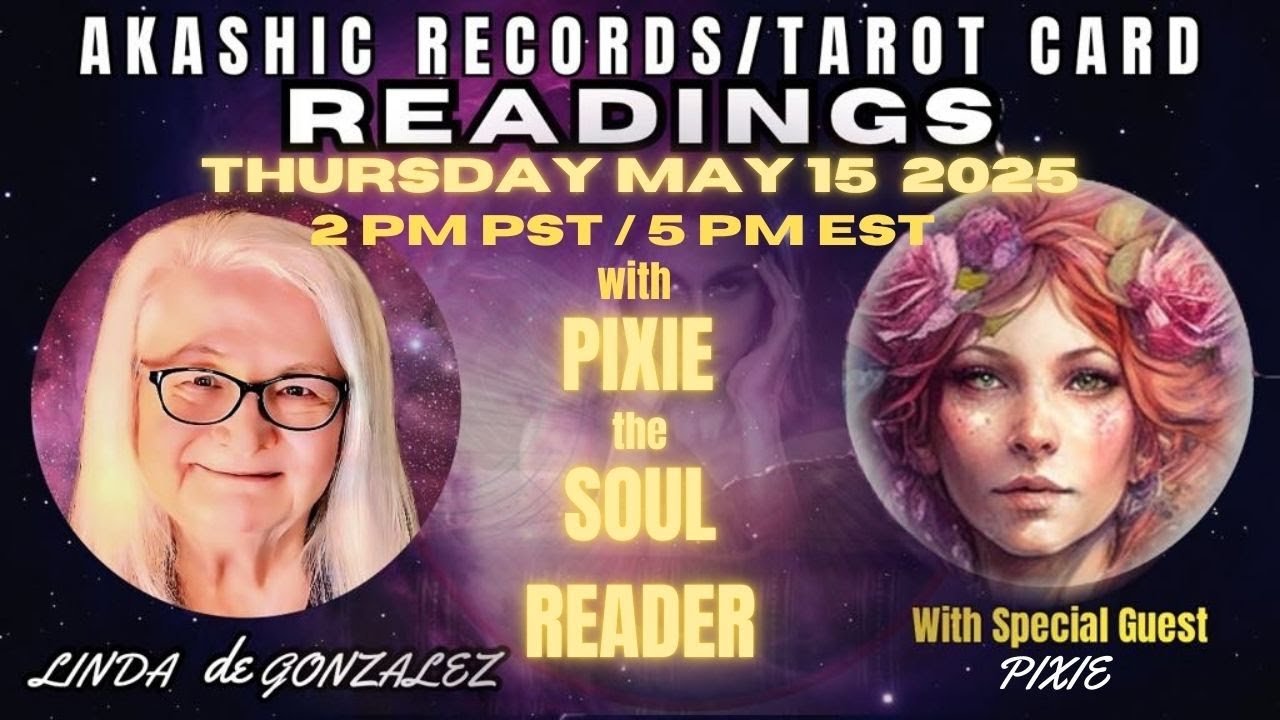 LIVE AKASHIC READINGS WITH PIXIE THE SOUL READER - YouTube