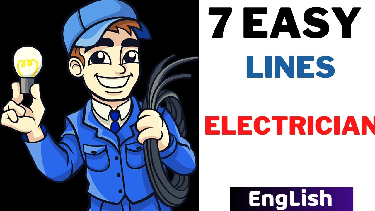 7 Lines on Electrician in English - Best Speech Essay Line on ...