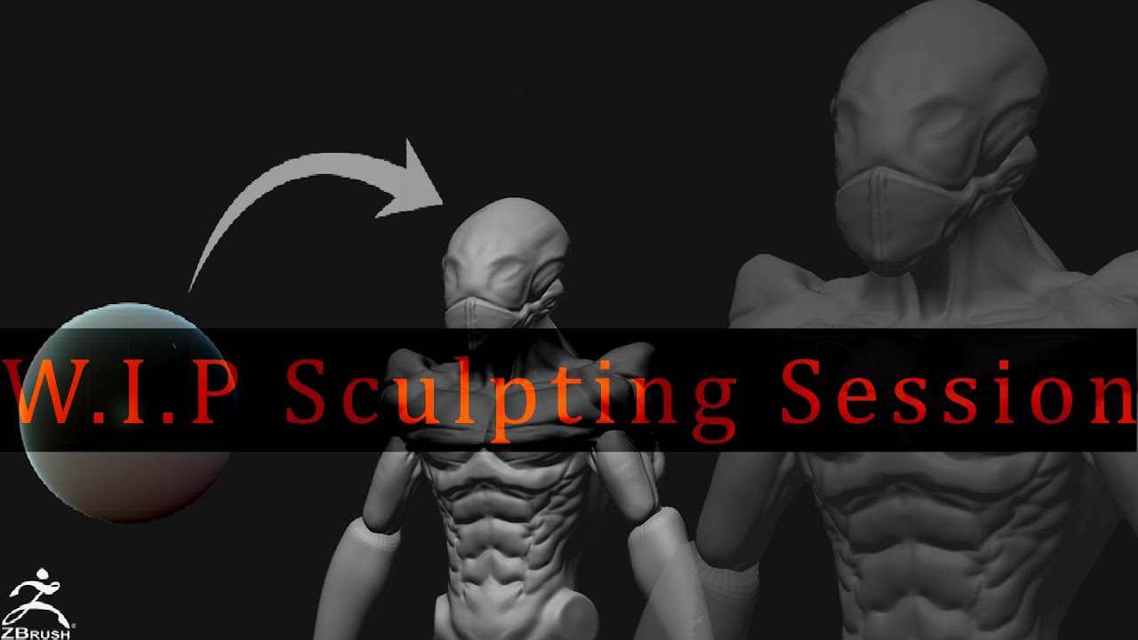 W.I.P. Alien Sculpt | Artcast #1 - YouTube