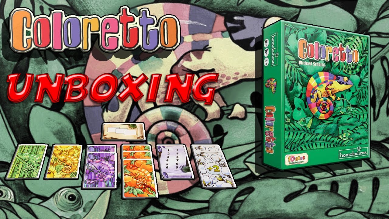 Coloretto- Unboxing Español- Tu Turno - YouTube