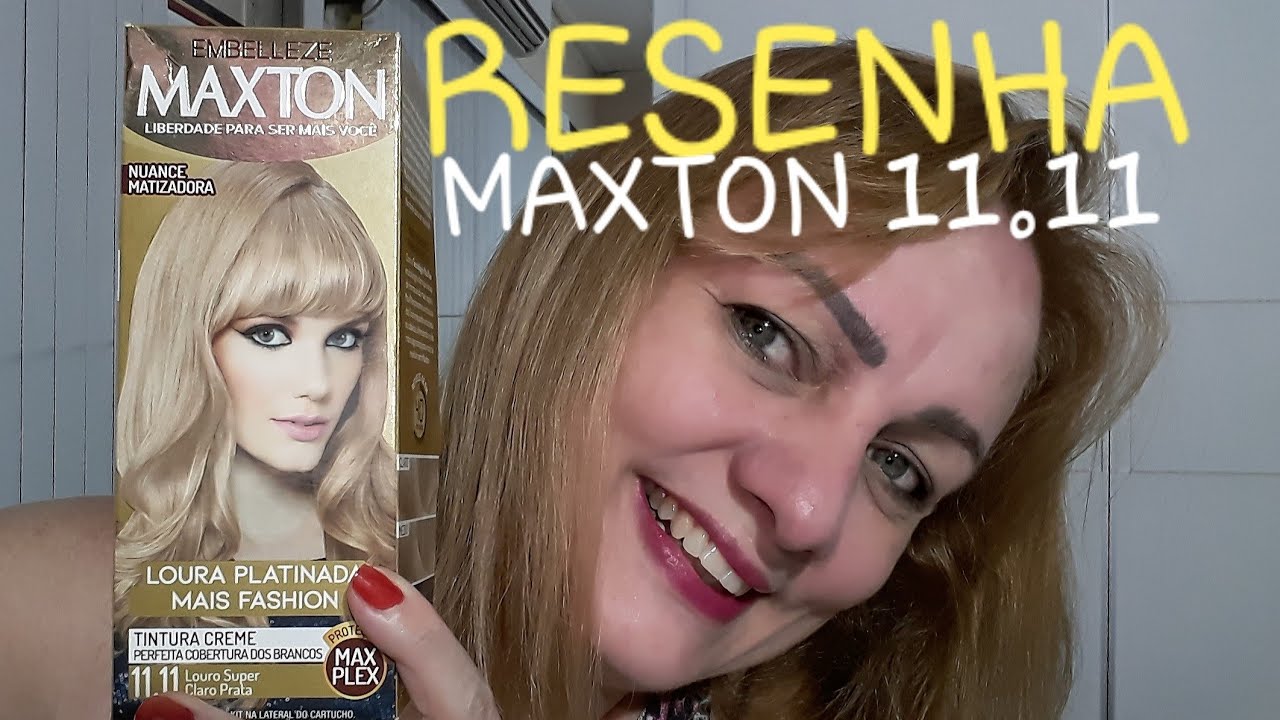 Maxton 11.11 Louro Super Claro Prata - Embelleze || Pintando meu Cabelo ...