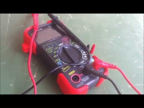 Tutorial - How To Use A Multimeter For Battery Voltage - YouTube