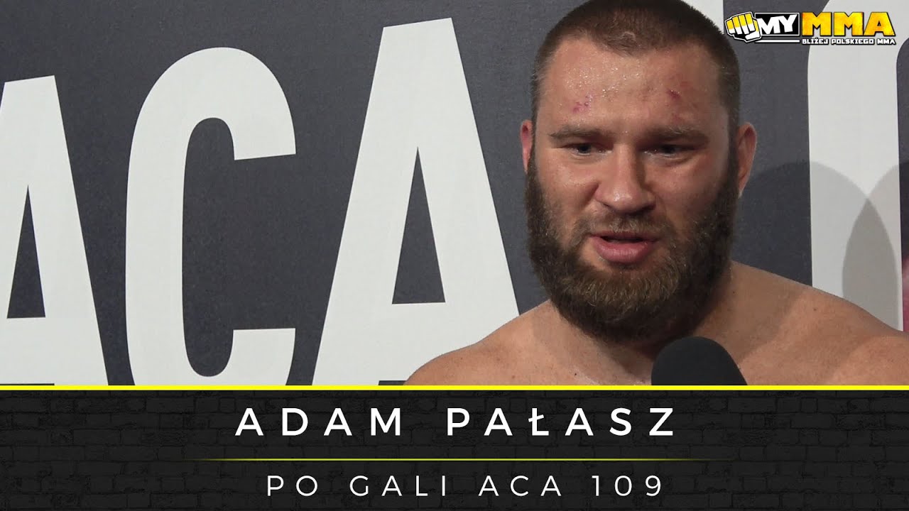 Adam Pałasz po przegranej walce z Dmitrym Poberezhetsem na gali ACA 109 ...