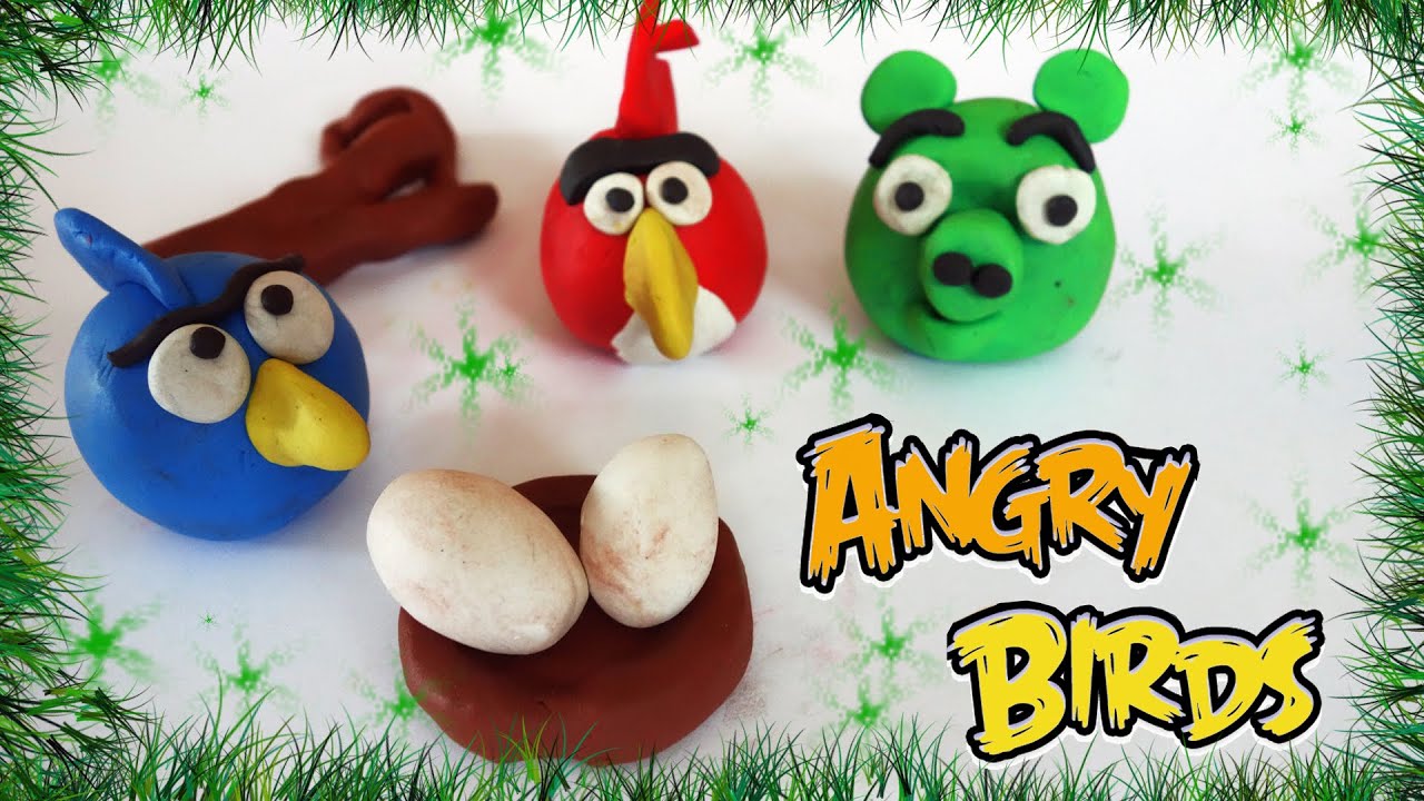 Plasticine Art - Angry Birds - YouTube