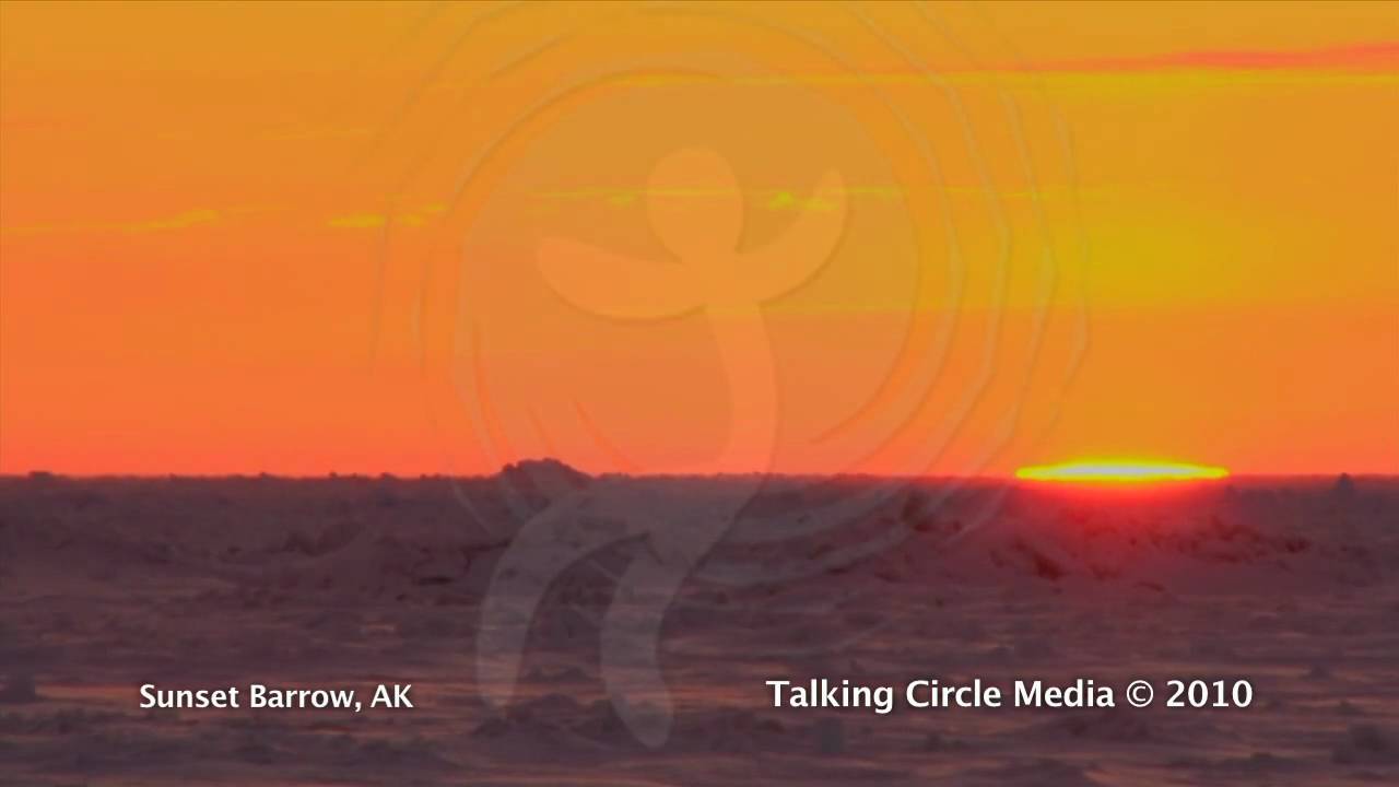 Barrow, AK - Sunset - YouTube