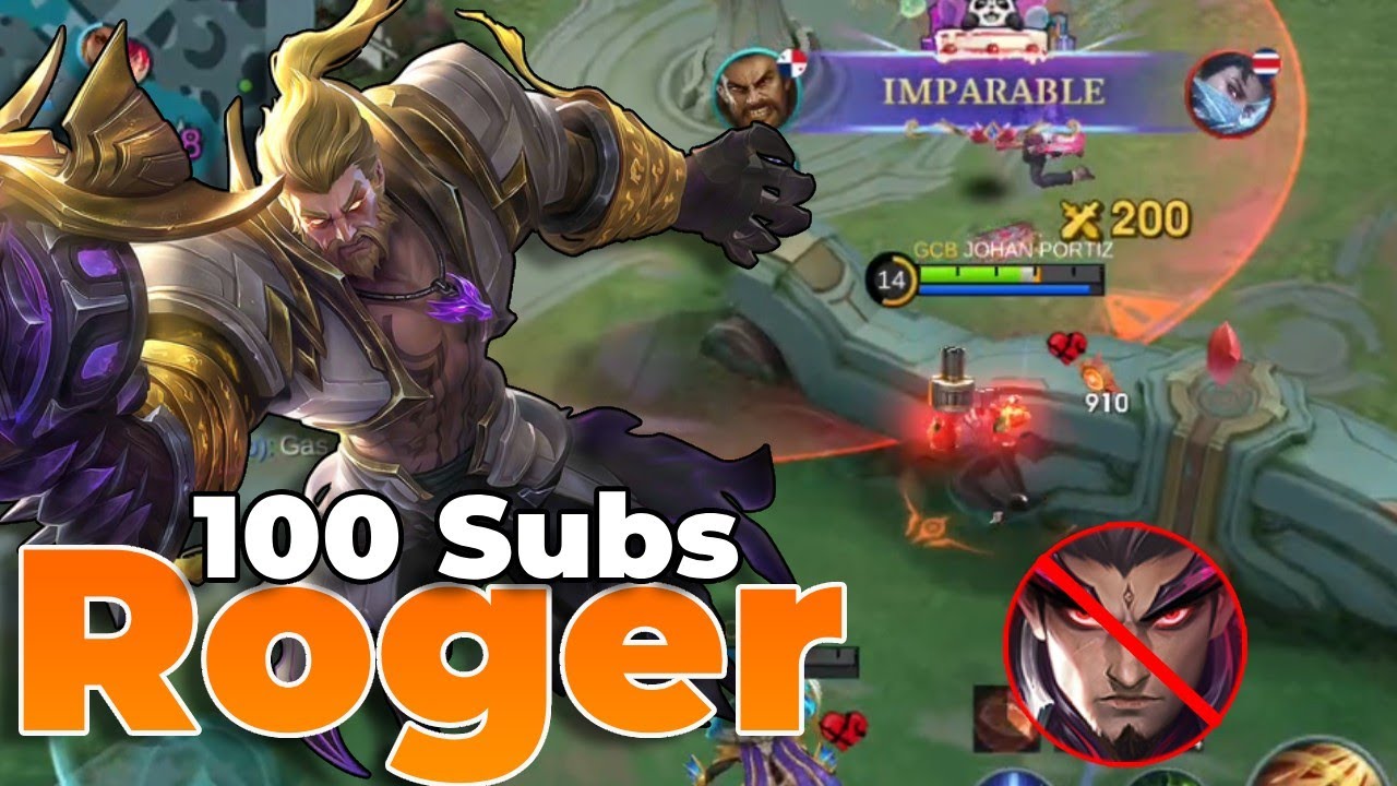 Roger: El Más Letal en Mobile Legends | Gameplay Épico - YouTube