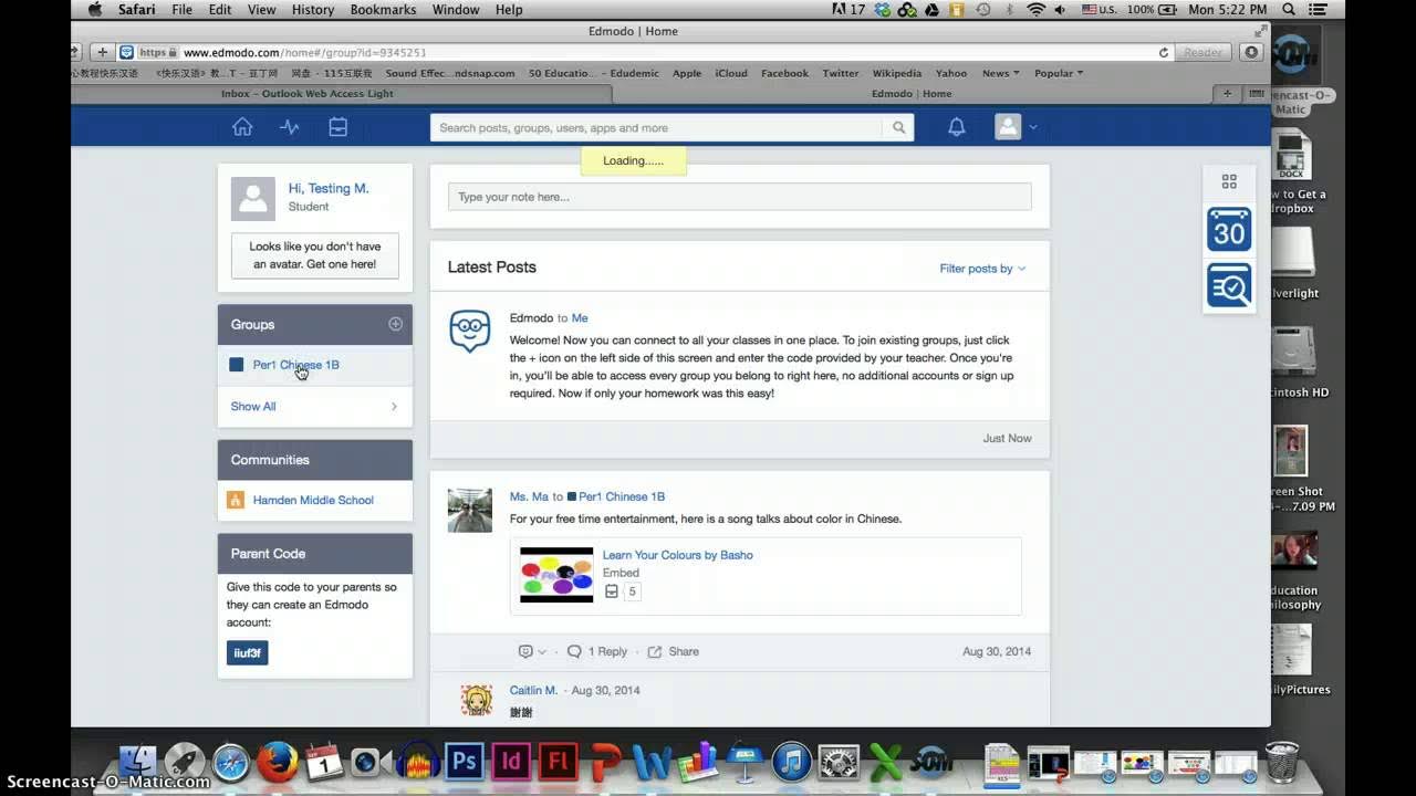 How to submit an assignment on edmodo - YouTube
