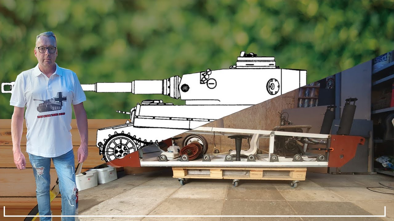 1:2 Tiger 1 tank build | part 2 - YouTube