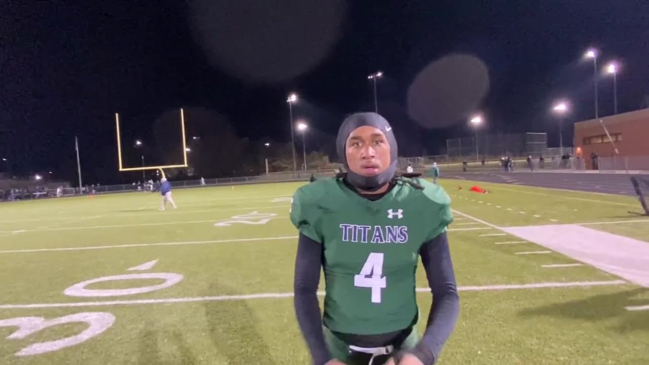Trinity Episcopal football sophomore reciever Davion Brown on 36-7 win ...