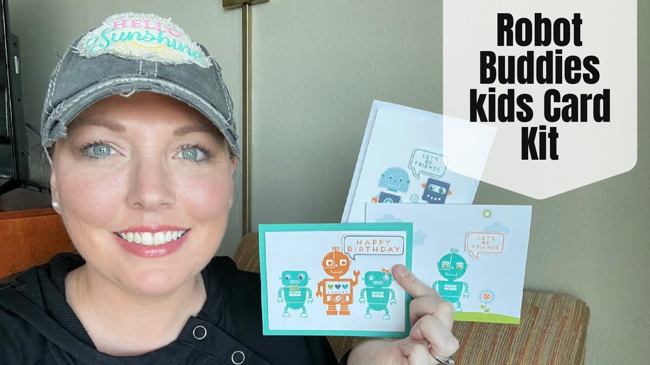 Stampin’ Up! Robot Buddies Kids Card Kit - YouTube