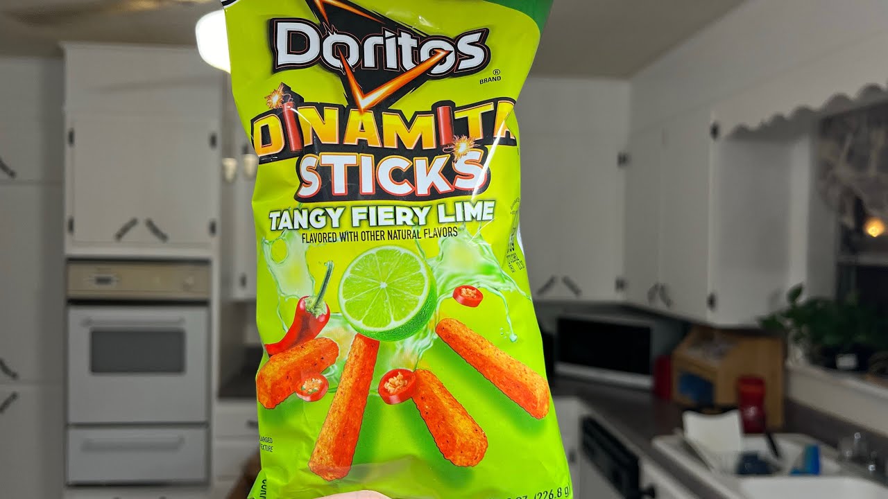 Doritos dinamita sticks fiery lime - YouTube