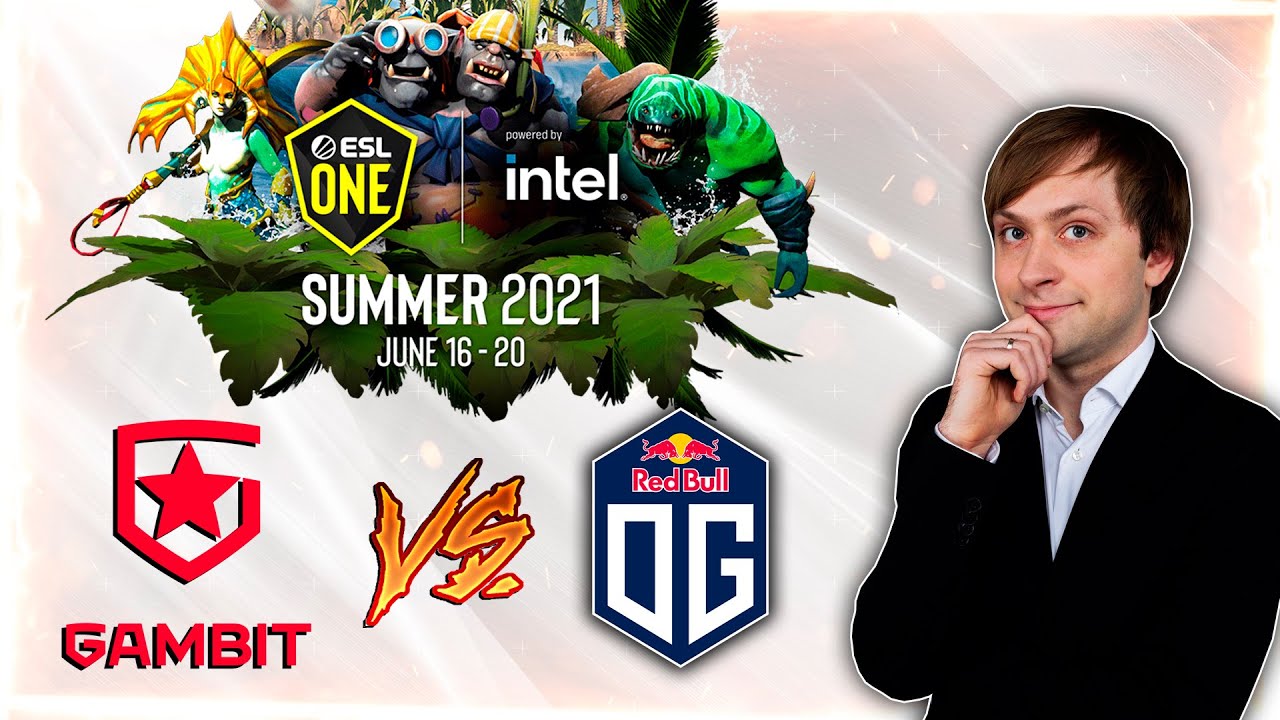 Просмотр игры Gambit vs OG | ESL One Summer 2021 | NS - YouTube