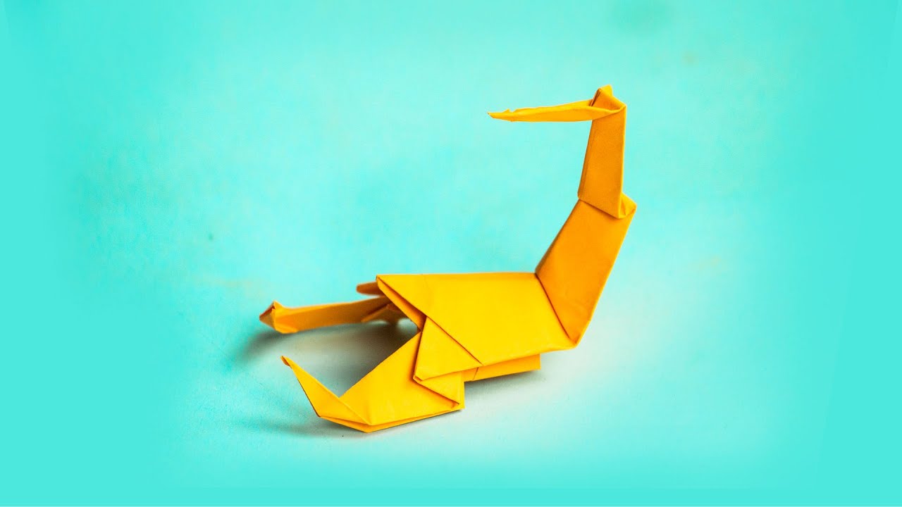 How to Make Origami Scorpion Step by Step Through Easy Paper Scorpion ...