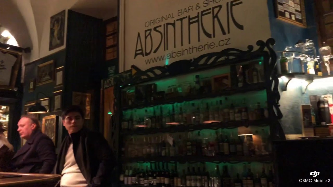Visiting and Absinthe Bar in Prague - YouTube