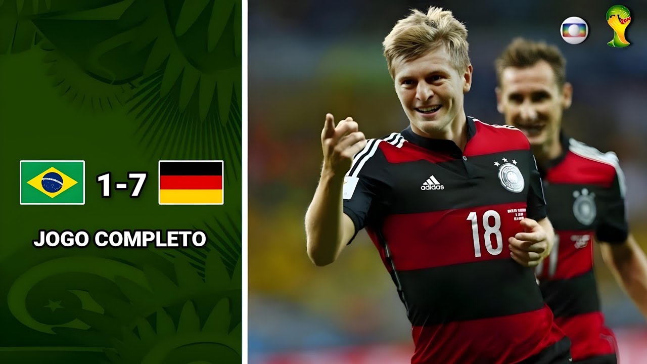BRASIL 1 X 7 ALEMANHA | FIFA WORLD CUP 2014 | TV Globo [Narração ...
