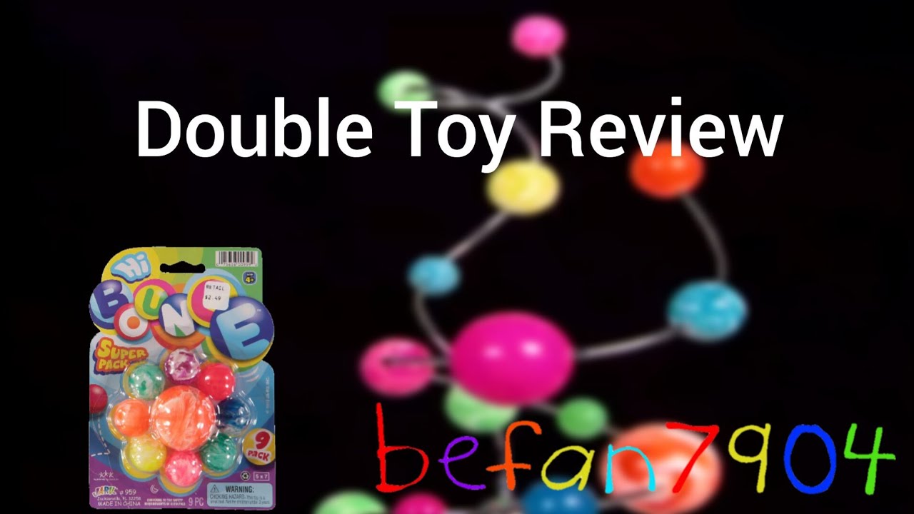 DOUBLE TOY REVIEW: Gemini Kinetic and Hi Bounce Balls - YouTube