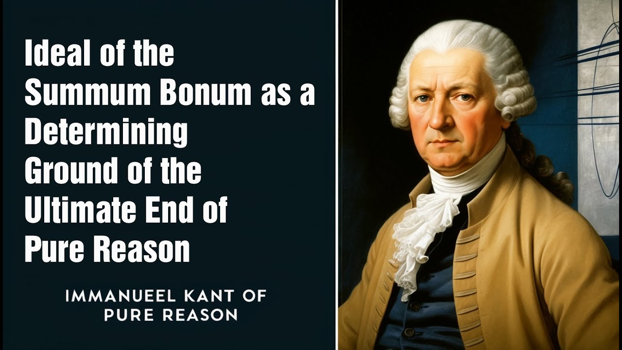 Kant on the Ideal of the Summum Bonum | Pure Reason’s Ultimate Goal ...