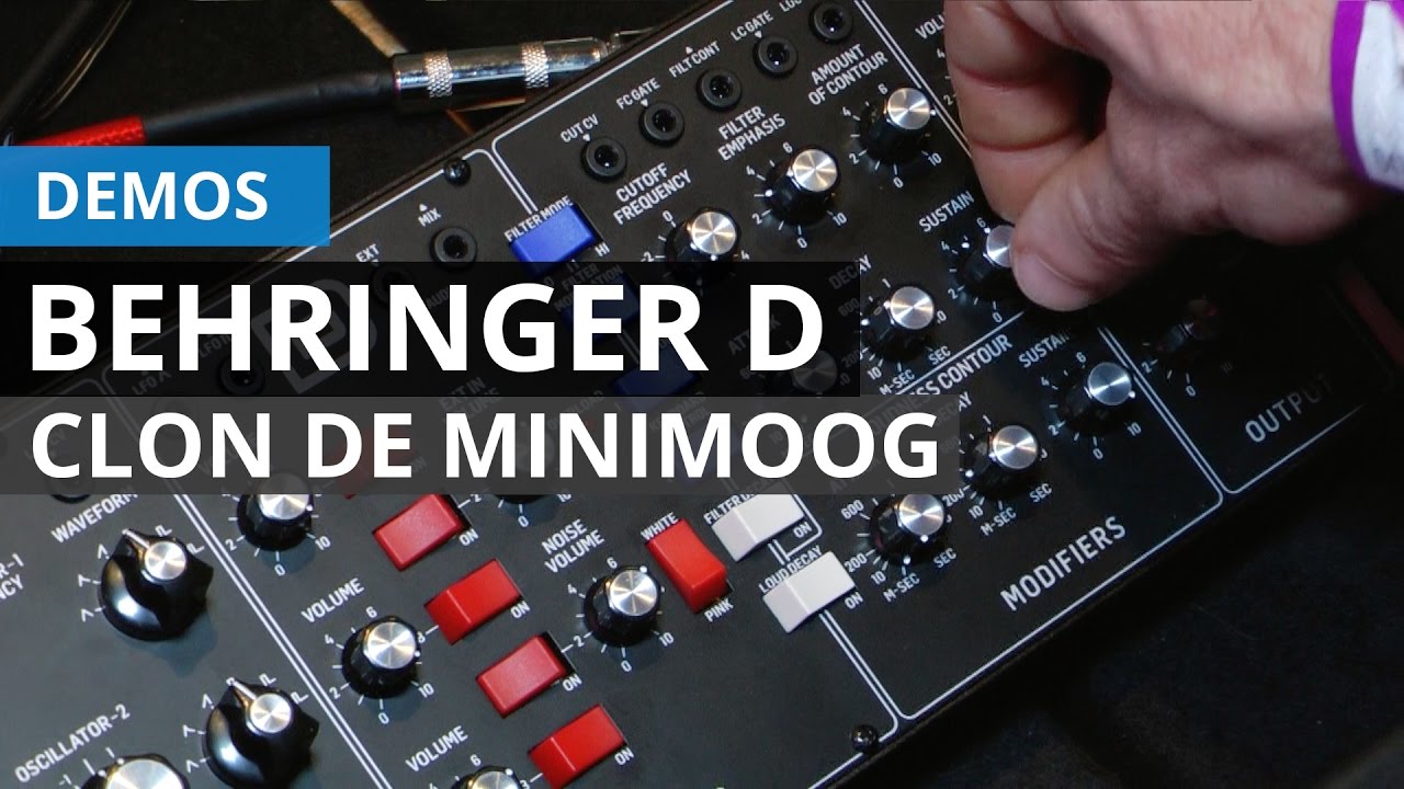 Behringer D, el clon de Minimoog: primer contacto y demo de sonido ...