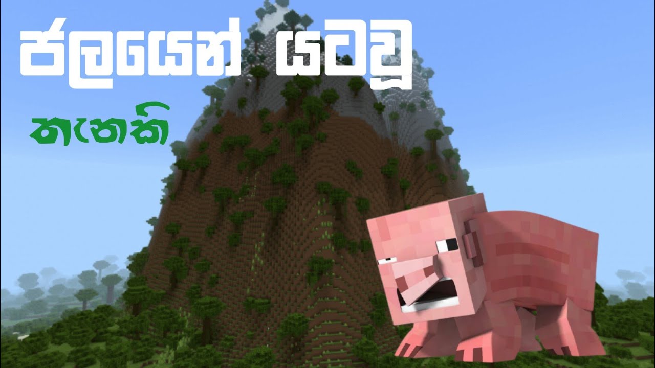 minecraft sinhala | ep 20 | minecraft wetland Biome sinhala | minecraft ...