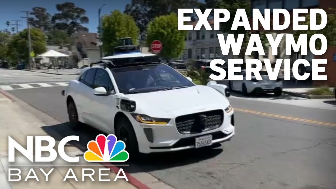 Waymo rolls out service in several Bay Area cities - YouTube