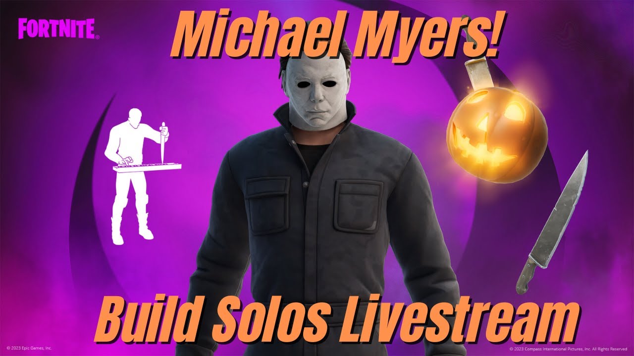 Using Michael Myers in Fortnite Build Solos - YouTube