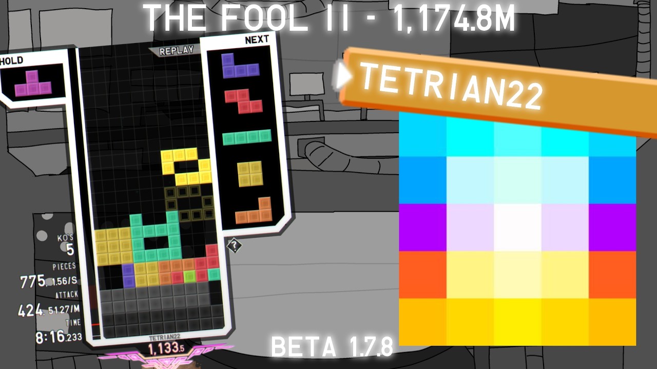 [QP] - The Fool II, 1,174.8m by Tetrian22 - TETR.IO High Level Replays ...