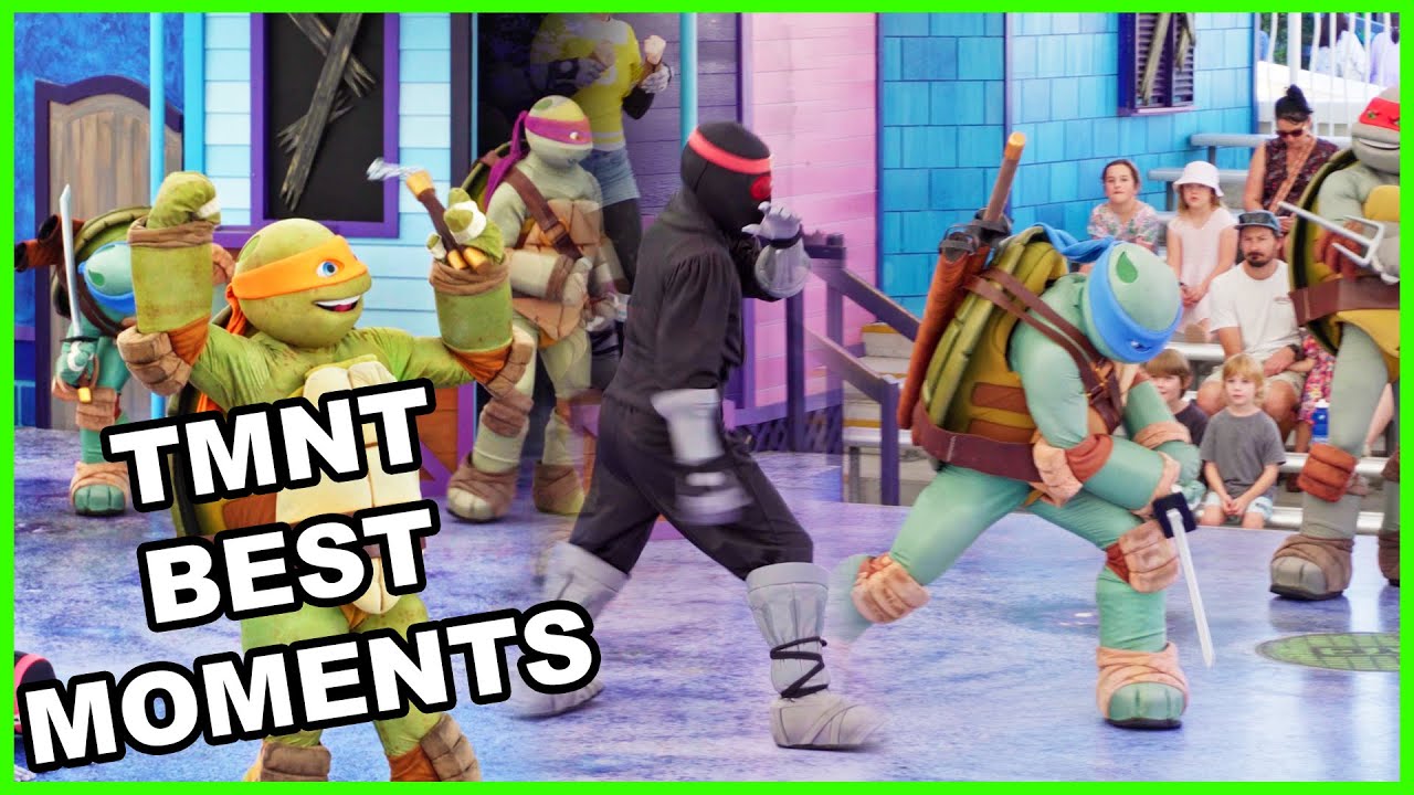 Teenage Mutant Ninja Turtles Live Show at Sea World Gold Coast - YouTube