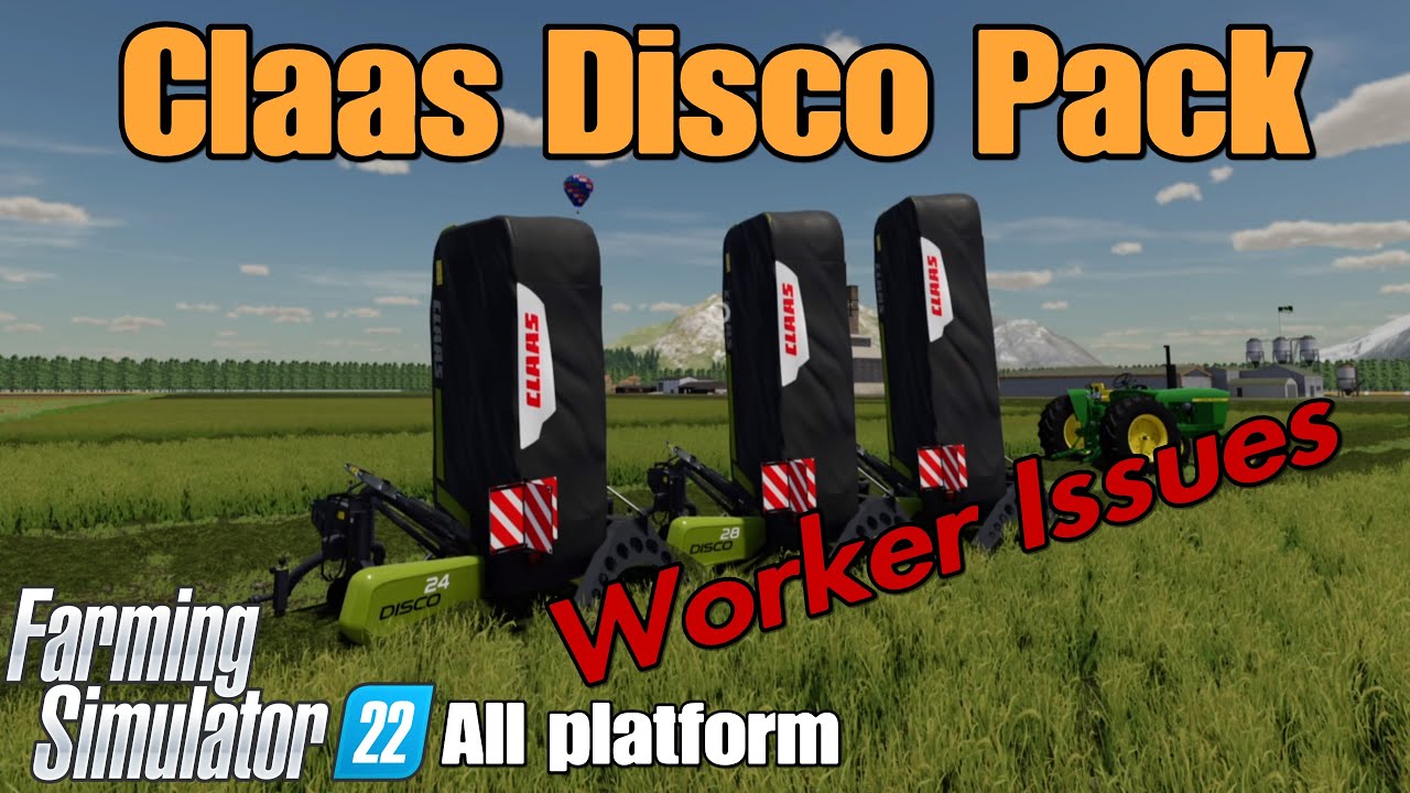 Claas Disco Pack / FS22 mod for all platforms - YouTube