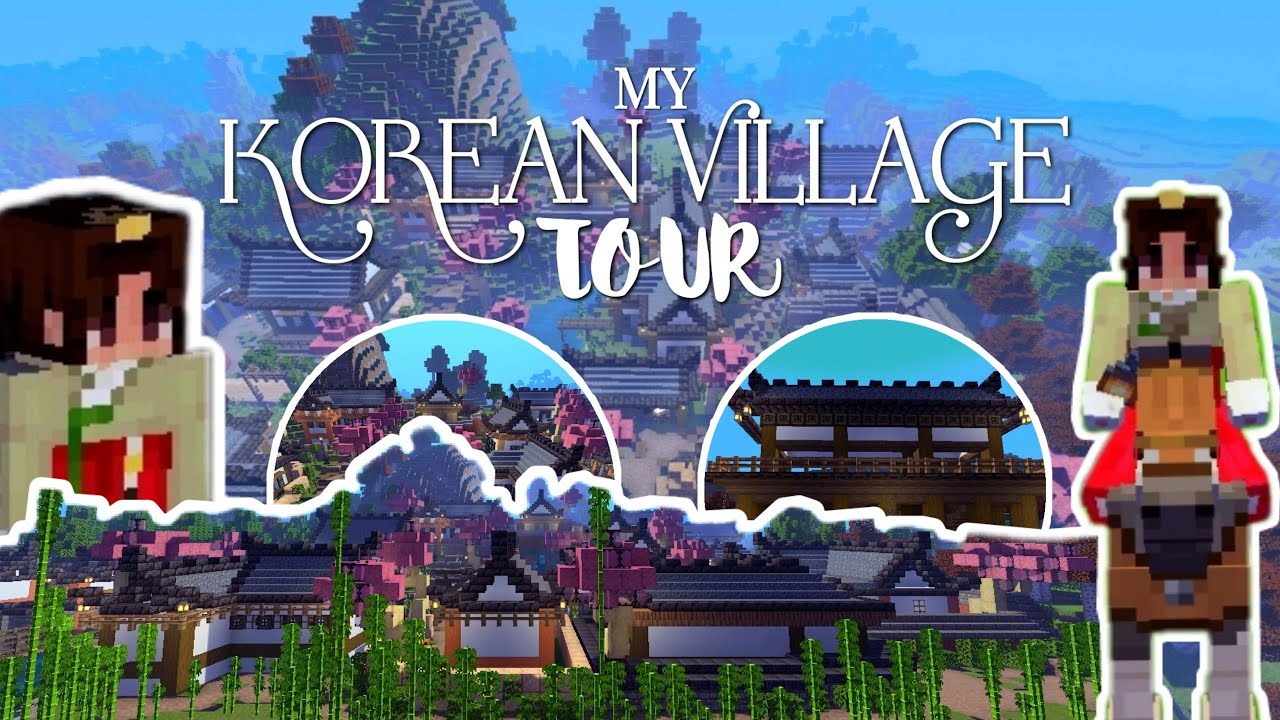 My Korean Village Tour | Minecraft - YouTube