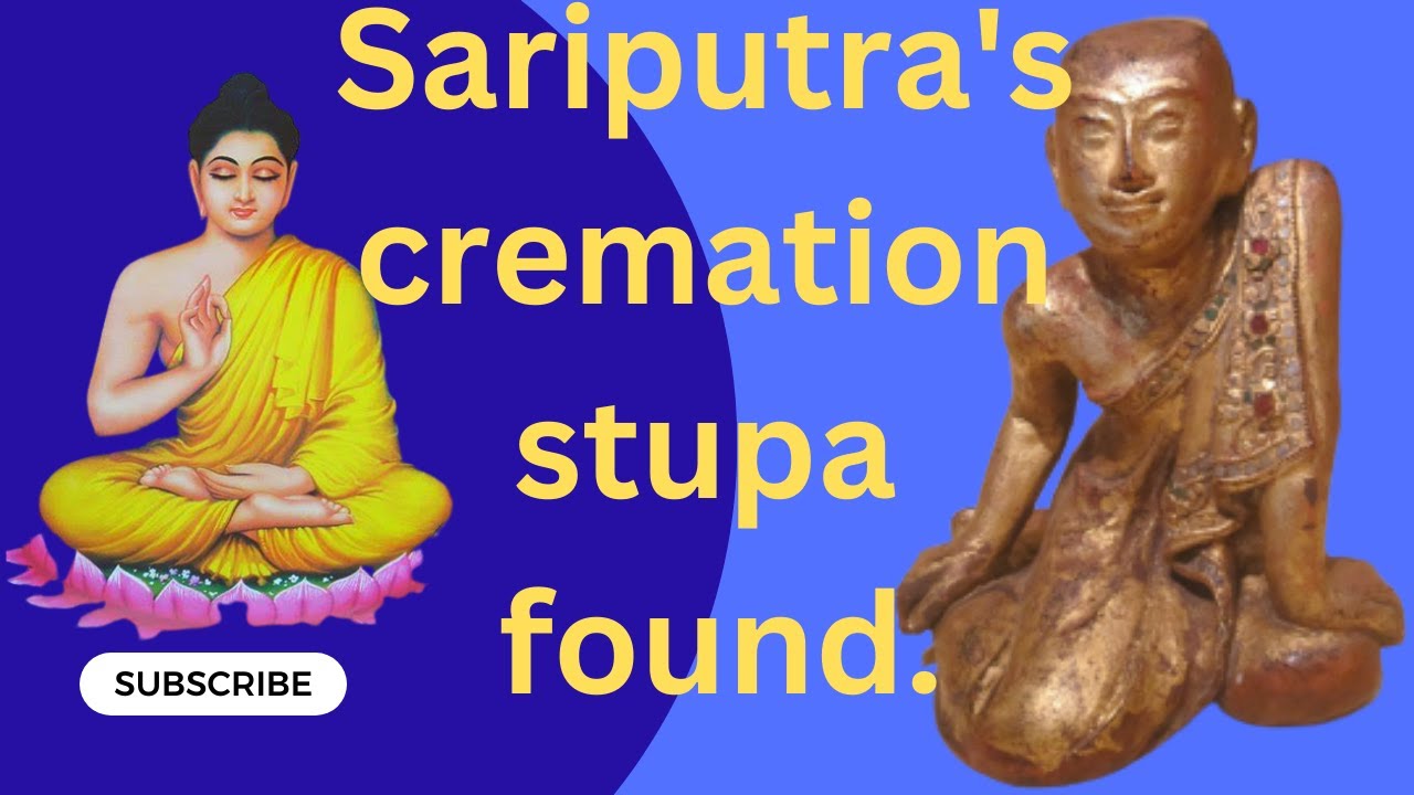 Sariputra's cremation stupa found. #buddha #sariputra # ...