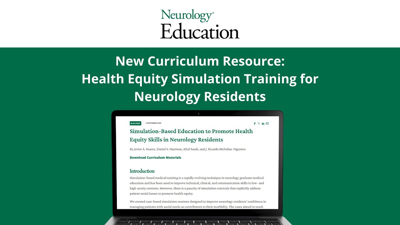 Simulation-Based Education to Promote Health Equity Skills in Neurology ...