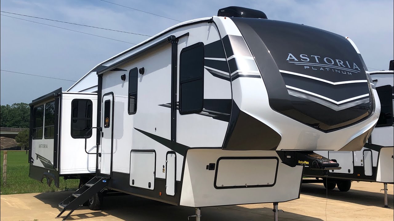 PERFECT BATHROOM!! 2021 Dutchmen Astoria Platinum 5th wheel 3173RLP # ...