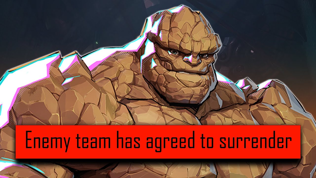 The Thing Made them Rage Quit | Marvel Rivals Diamond Ranked Gameplay ...