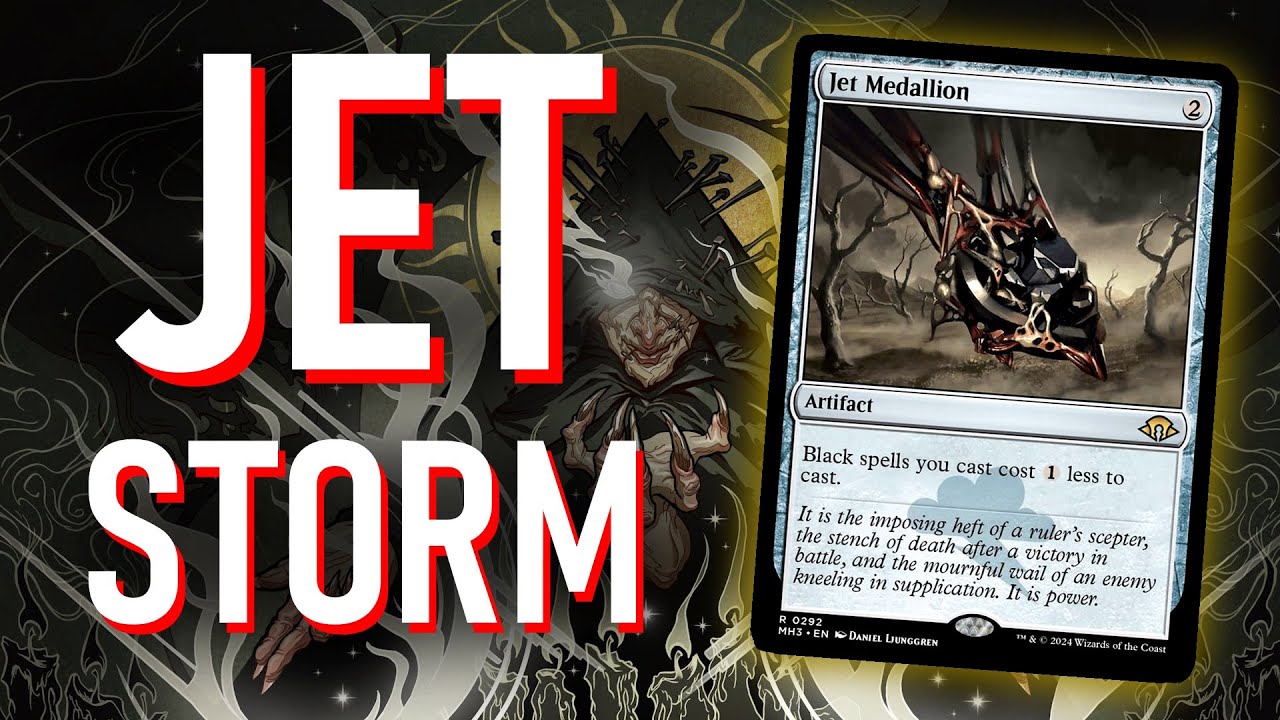 Brand New Combo Deck! Timeless Mono Black Jet Medallion Necropotence ...