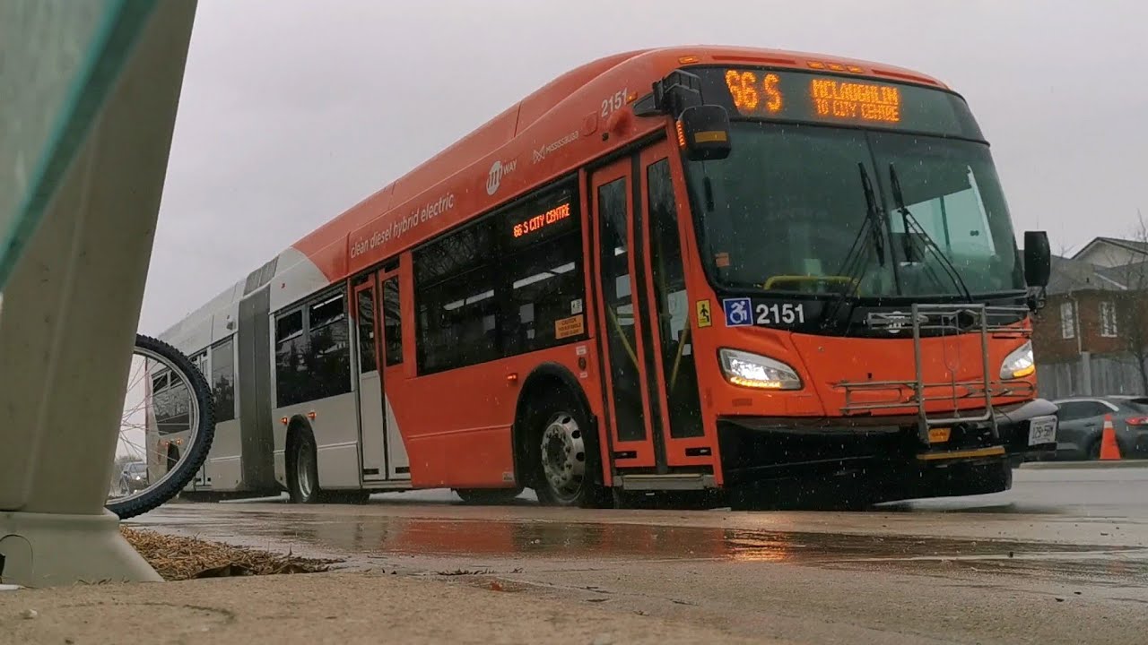 Miway Local 2021 XDE60 #2151 on route 66 South April 13, 2022 - YouTube