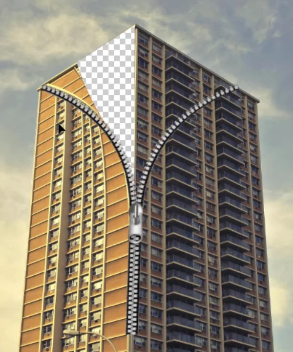 Zip manipulation | Photoshop Tutorial #shorts - YouTube